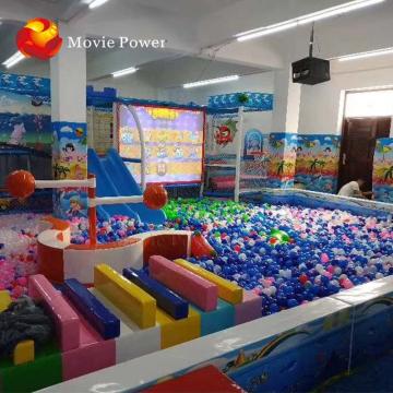 Children Interactive Wall Projection AR Holographic Augmented Advertise Game AR