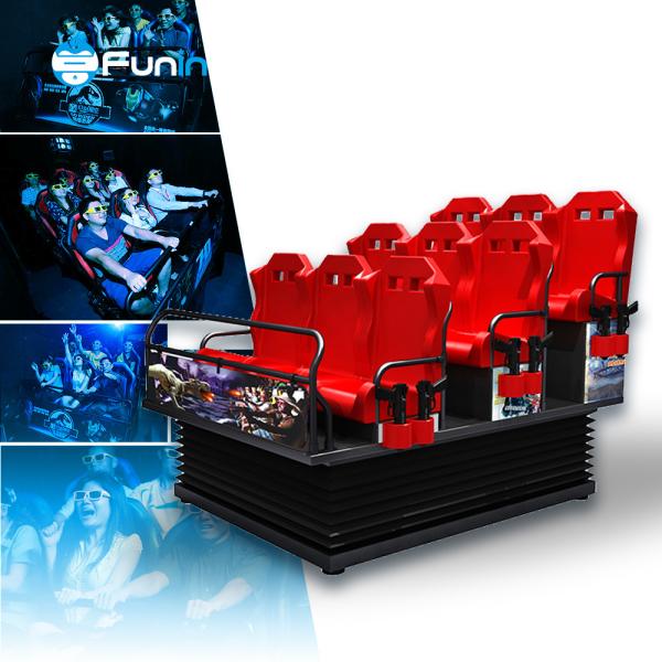 Quality Shopping Mall 5D Movie Theater Customized Square Design For 9-48 Seats 3 Monthly Updates 1 Movie for sale