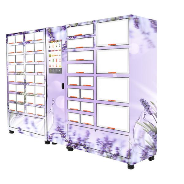 Quality Customized Locker Size Cake Meat Flower Seafood Refrigerated Cabinet Vending for sale
