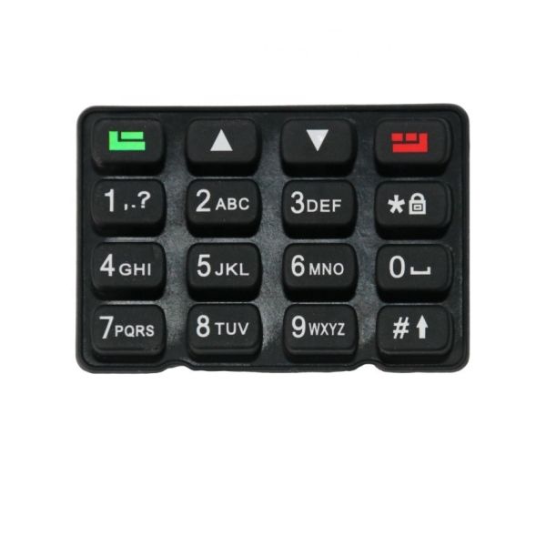 Quality Custom Silicone Rubber Keypad for Mobile Phones 30-80 Shore A for sale