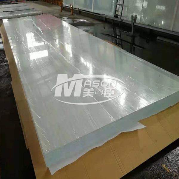 Quality 100% Virgin Lucite Thick 12700x2450mm Aquarium Acrylic Sheet Transparent Cast for sale