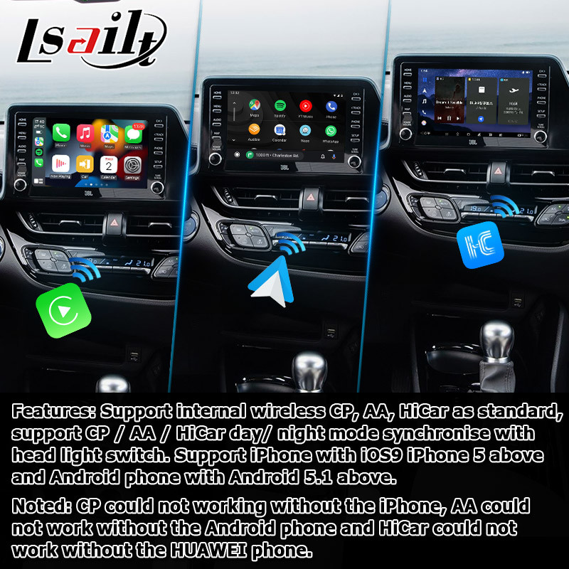 Quality Toyota C-HR CHR Android 13 multimedia interface with android auto carplay for sale