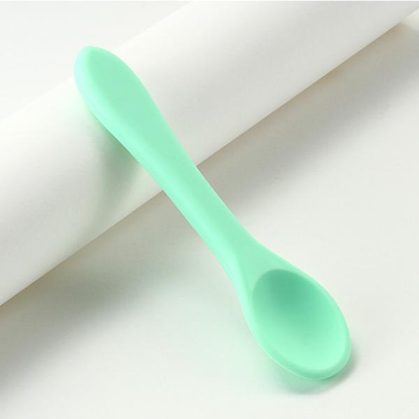 Quality Safe BPA Free Silicone Infant Spoons Non Toxic Microwaveable for sale