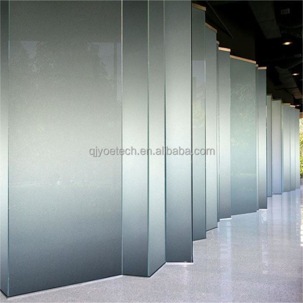 Quality QJY20240308-01 Edge Frosted Glass for Hotel Shower Enclosure Partition Processing for sale
