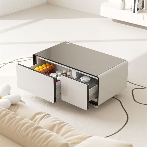 Quality Modern European Style Standard Sized Coffee Table with Smart Refrigerator and for sale