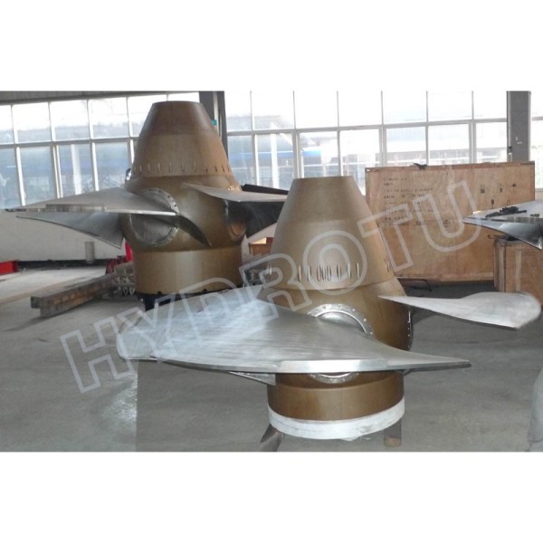 Quality Kaplan Hydro Turbine / Water Turbine for Water Head 2-25m and capacity 100KW-1000KW for sale
