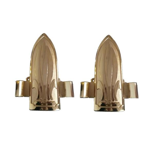 Quality Polished Gold Coffin Parts Injection Molding 62cm X 54cm X 38cm For Casket Decoration for sale