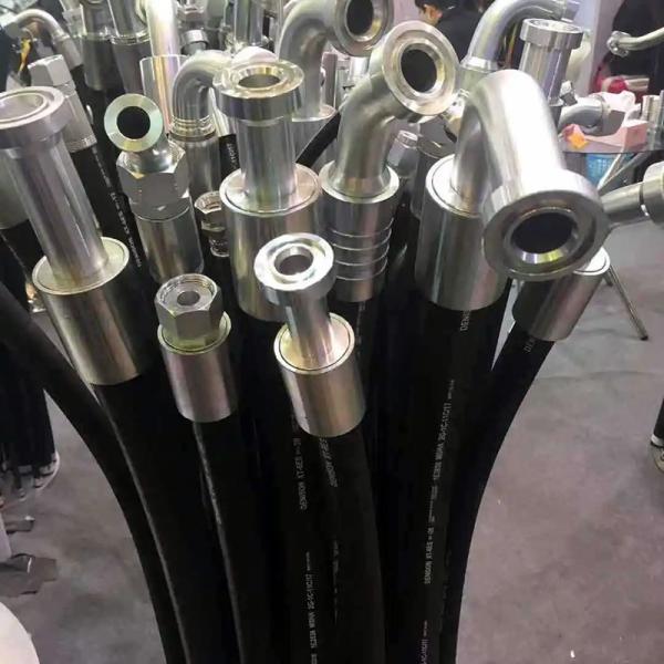Quality Explained Backhoe Bulk Hydraulic Oil Hose Fittings For Pipe Bender for sale