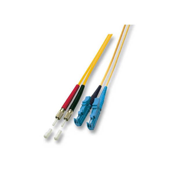 Quality 2 Cores Multimode Fiber Optic Patch Cables 10FT DIN to E2000 APC LSZH Jacket for sale