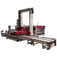 Quality Flexible Package Beverage Stacking Flat Bottle Palletizer Machine for sale