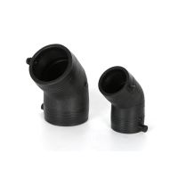 Quality PE HDPE Electrofusion 45 Degree Elbow Adaptor For Pipe Line for sale