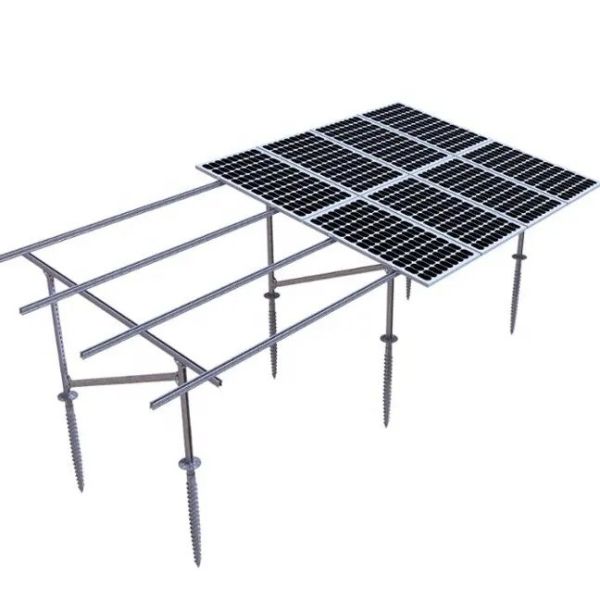 Quality Ground Mounted Solar Module Mounting Structure Snow Load 1.5KN/m2 and Wind Load 60M/s for sale
