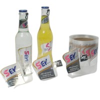 Quality Offset Printing Beverage Bottle Label Alcohol Clear Label Stickers Custom for sale