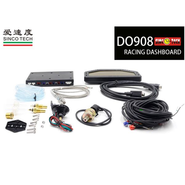 Quality SINCO TECH Oil Temperature Gauge Racing Combination LCD Display DO908 for sale