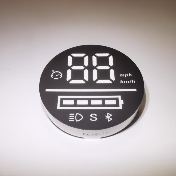 Quality Super Bright White Color Custom Circular LED Display 35mm Diameter For for sale