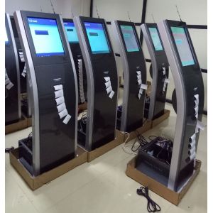 Quality Computerized Token Number Management Queuing System With Ticker Dispenser for sale