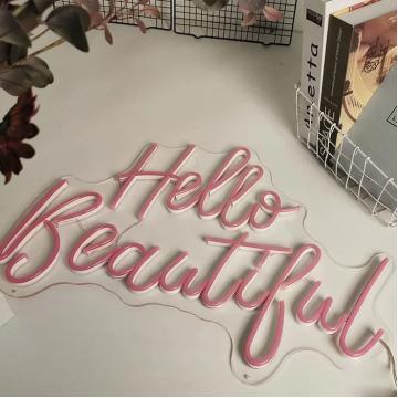 Quality Customized Shape Acrylic Neon Light Sign for Outdoor Store Hang or Hoist for sale