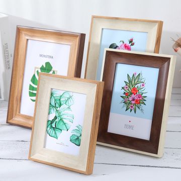 Quality American Style Custom Photo Frame , 7 Color Wooden Wedding Picture Frames for sale