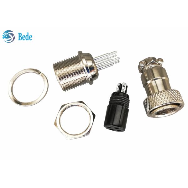Quality PCB Welding Model Gx12 Aviation Connector 2~7 Pin Panel Mount Connector 3A 200V for sale