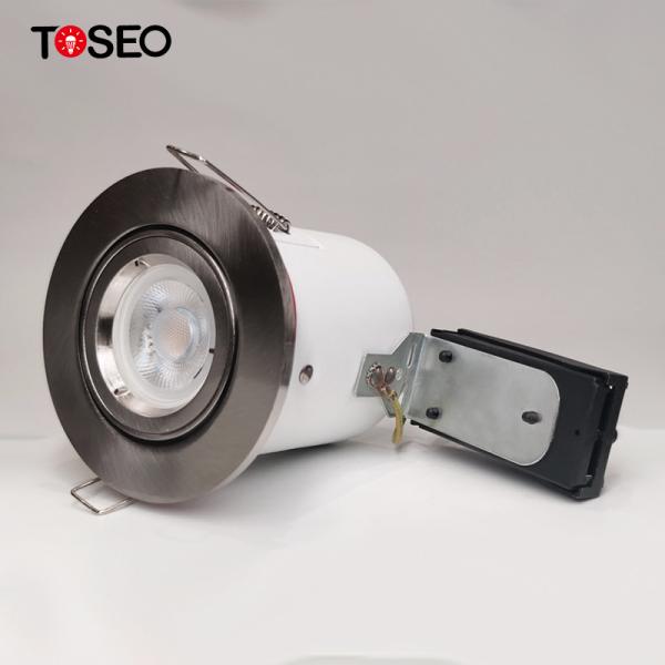 Quality Recessed Gu10 Fire Rated Downlights Diecasting Aluminium 90mm Cutting for sale