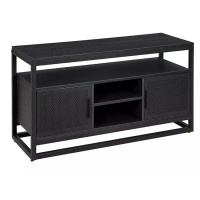 Quality Black Modern Bedroom TV Cabinet OEM Approved Solid Pine Wood for sale