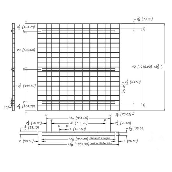 Quality Versatility Wire Mesh Decking Panels 100kg-2000kg Loading Capacity for sale