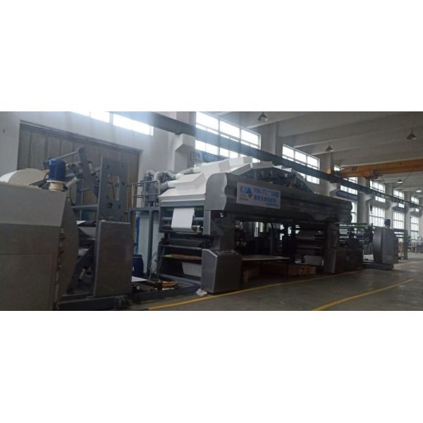 Quality Customization Kraft Paper Coating Machine PLC Controlled Solvent Based for sale