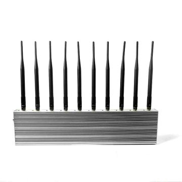 Quality 5G Cell Phone 10m 20W 10 Channel Desktop Signal Jammer for sale