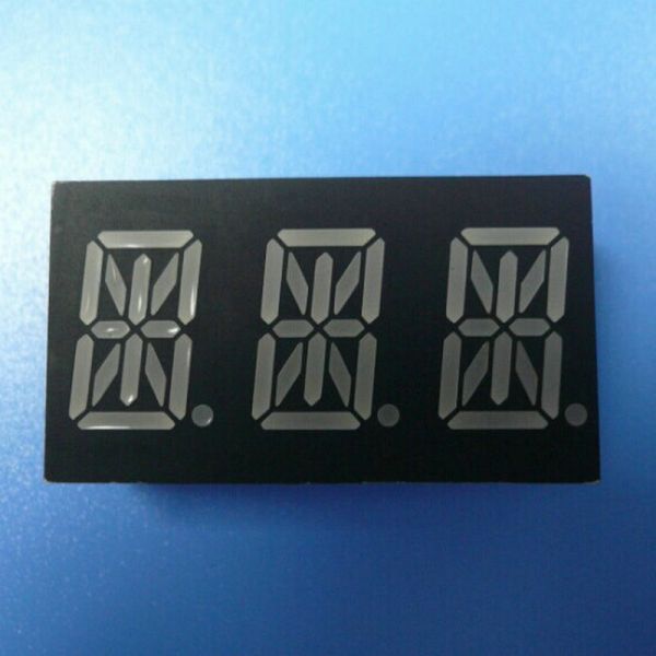 Quality Triple Digit 14 Segment LED Display Common Cathode Red For Instrument Panel for sale