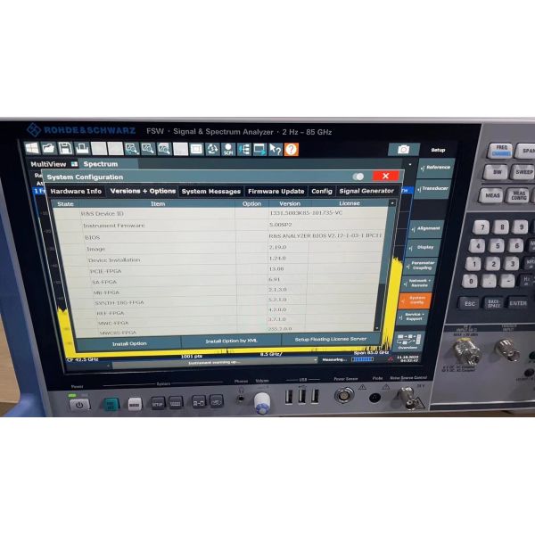 Quality 85 GHz Ultra Wideband Signal Spectrum Analyzer Rohde & Schwarz FSW85 for sale