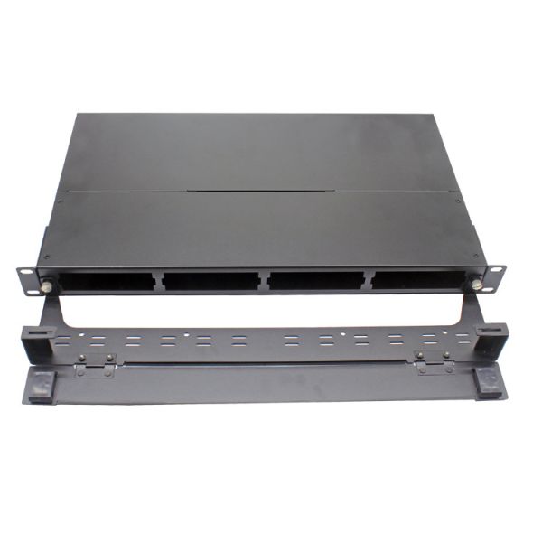 Quality 1U 96F MPO MTP Patch Panels Fiber Optic Rack Mount High Density Patch Panel for sale