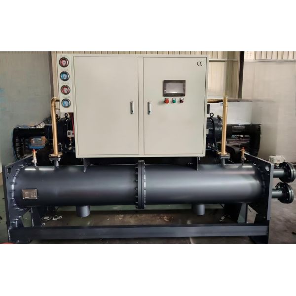 Quality 180hp Water Cooled Screw Type Chiller Precision Cooling Technology for Beverage for sale