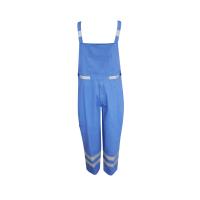 Quality 330g 100% Cotton Fire Retardant Bib Overalls Working Pants With Reflective for sale