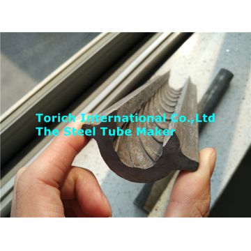 Quality Painted Rifle Seamless Carbon Steel Pipe With Fin On Two Sides for sale