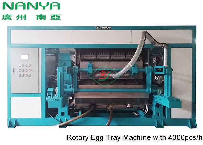 Quality Automatic Pulp Molding Equipment / Rotary Recycle Paper Egg Tray Manufacturing for sale