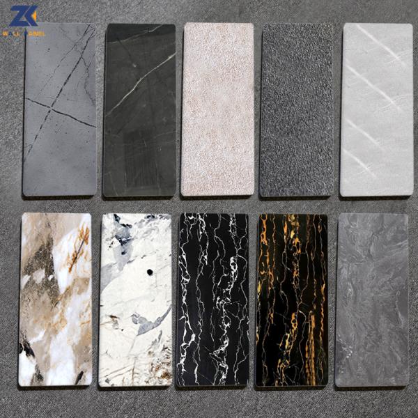 Quality Soundproof Moisture Proof PVC PET Marble Bamboo Charcoal Board for sale