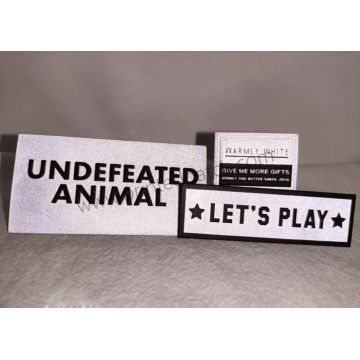 Quality OEKO Flat Printing 3M Reflective Patches 8 Colorway Iron On Clothing Labels for sale