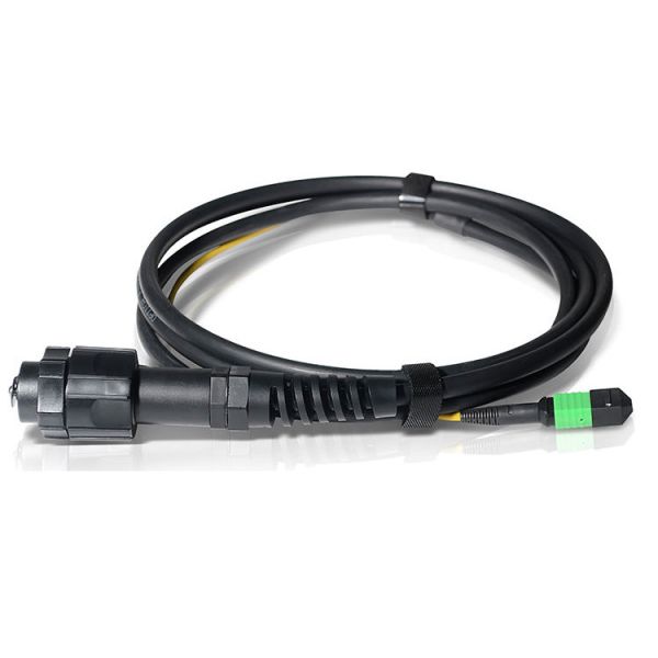 Quality Waterproof ODVA SM MM MPO MTP Cable 8F 12F 24F MPO Fiber Optic Cable Assemblies for sale