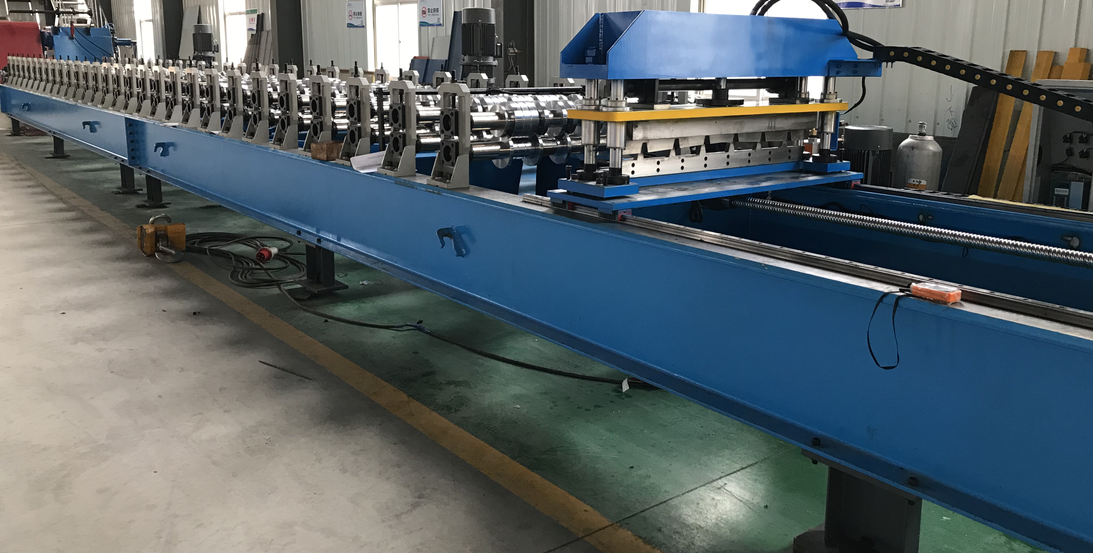 Shearing part of IBR roofing sheet machine