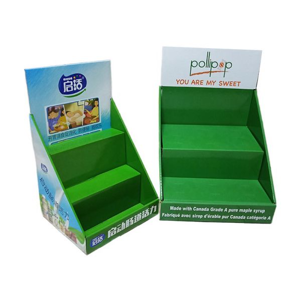 Quality Folding Cardboard Display Box Countertop Retail Packaging Box With Paperboard for sale