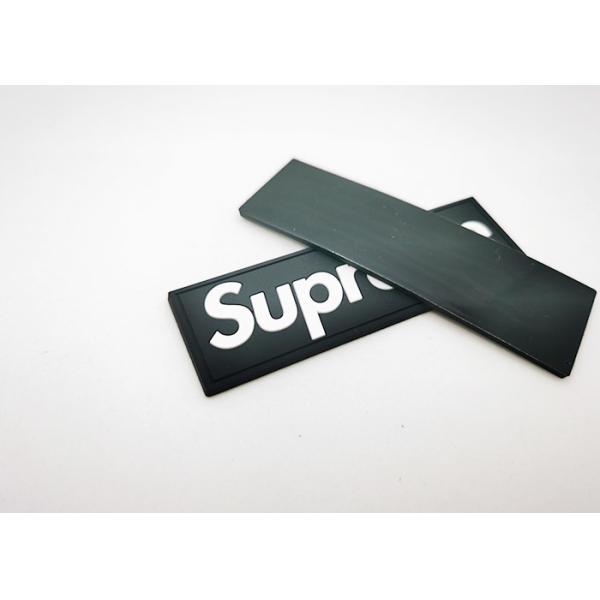 Quality Debossed PVC Silicone Rubber Labels OEKO-TEX PVC Rubber Patch for sale
