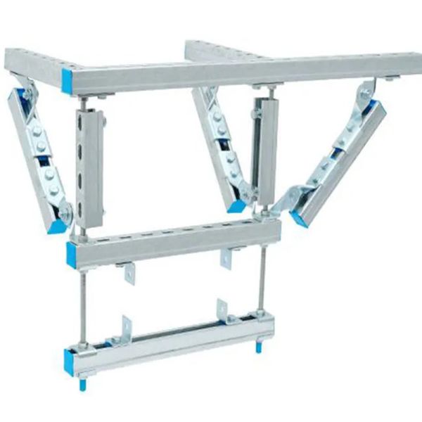 Quality Galvanized Finish Seismic Bracket Securing Earthquake Brackets for sale