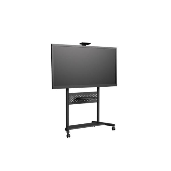 Quality Effortless Movement Mobile TV Cart  With Integrated Shelf For 65 - 86 Inch Screens for sale