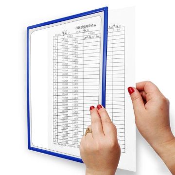 Quality UCI Magnetic File Pocket Holder Document Display Frame Writable for sale