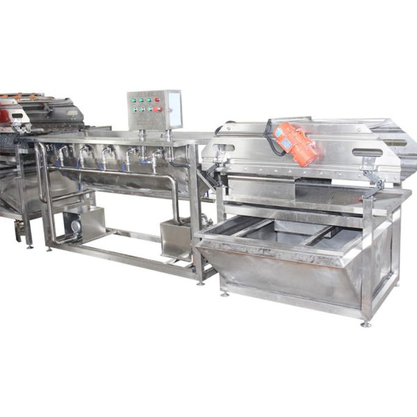 Quality Diced Onions 2000kg/H Fruit Vegetable Washing Machine for sale