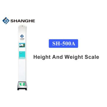 Quality Ultrasonic Automatic Height And Weight Machine , Medical Center Height And for sale