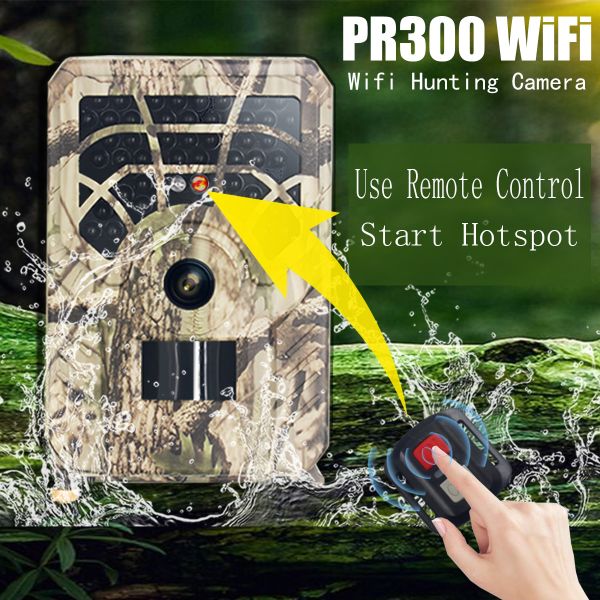 Quality PR300 WIFI  Hunting Camera 1080P 24MP for sale