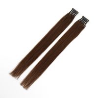 Quality 6D Russian Hair Cuticle Aligned 6D2 Hair Extensions 25g/bag Pre-Bonded I-Tip for sale