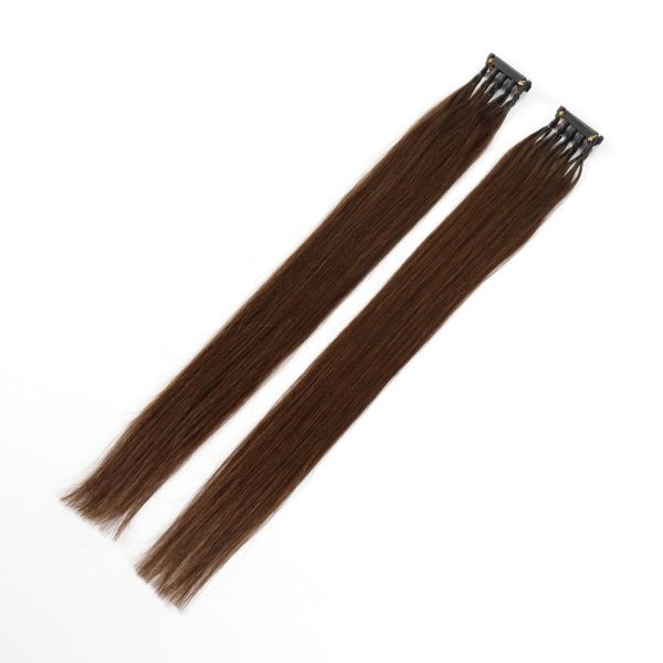Quality 6D Russian Hair Cuticle Aligned 6D2 Hair Extensions 25g/bag Pre-Bonded I-Tip Style for sale