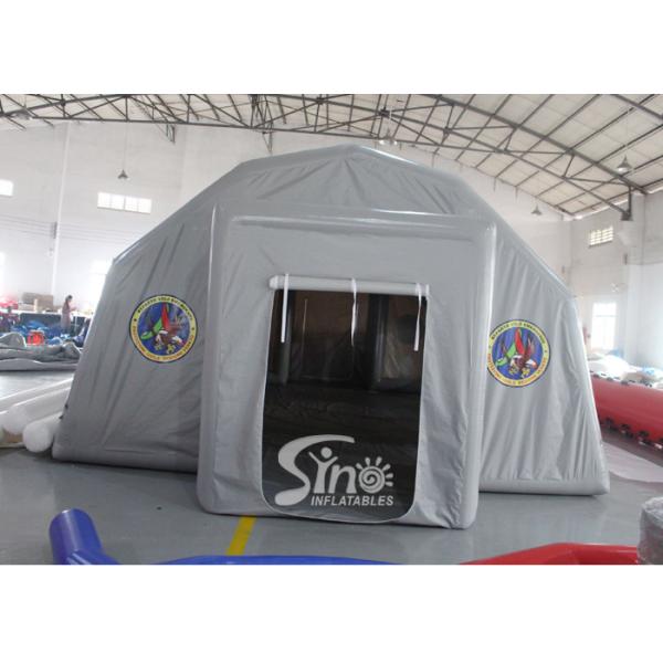 Quality Grey Tunnel Airtigt Inflatable double With clear window for warehouse or for sale